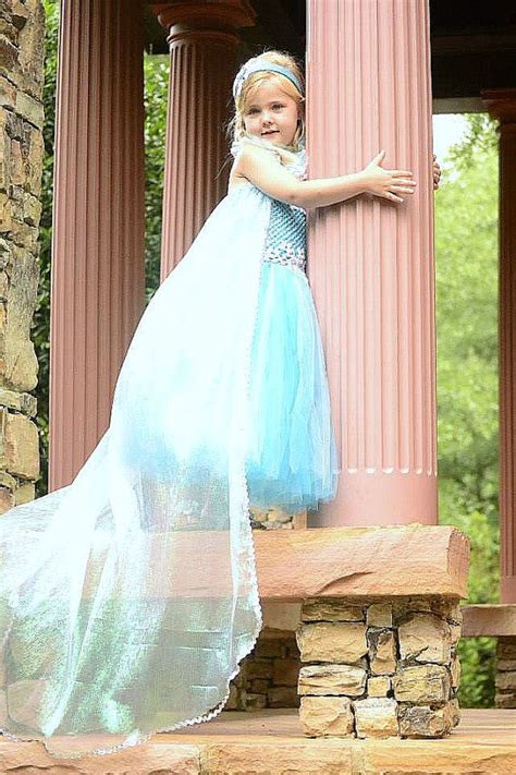 Frozen Elsa Snow Queen Princess Inspired Disney Tutu Dress Halloween