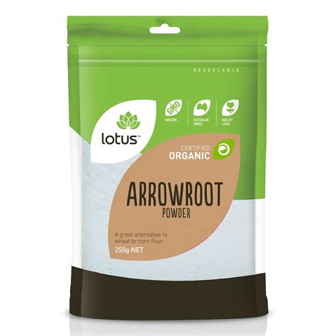 Lotus Organic Arrowroot Powder 250g Healthylife