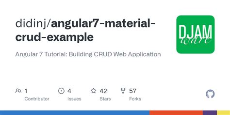 github didinj angular7 material crud example angular 7 tutorial