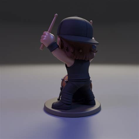 🪨 Lars Ulrich Chibi・ 3d File For 3d Printing・cults