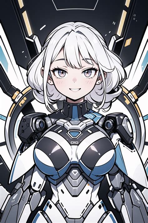 Anime Girl With Robot Arm