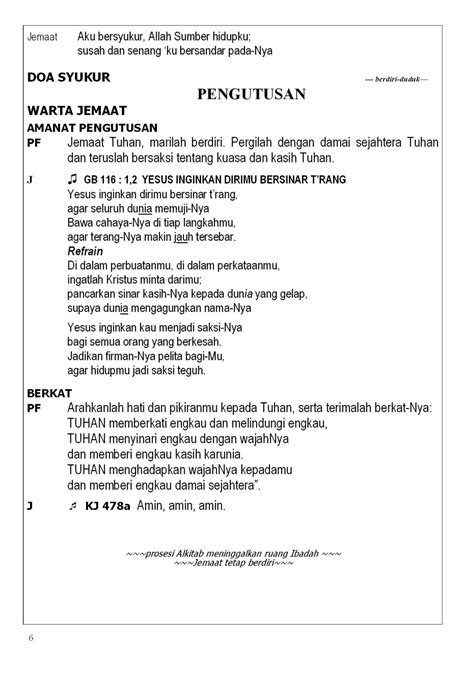 Tata Ibadah Warta Jemaat Minggu 12 Februari 2023 GPIB Sola Gratia