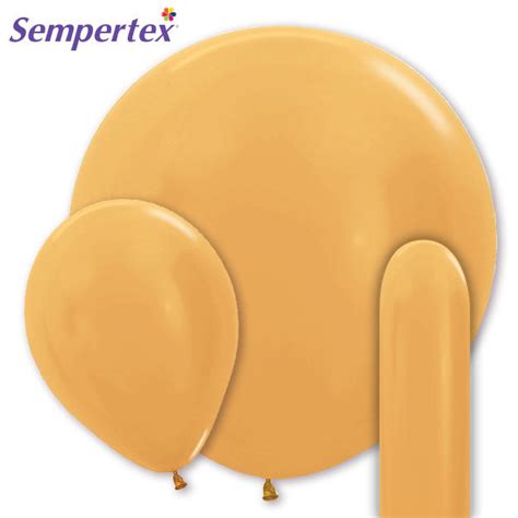Sempertex Metallic Gold Latex Balloons