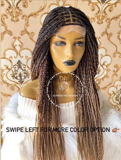 Ombre Knotless Box Braids Knotless Wigs Express Wig Braids™