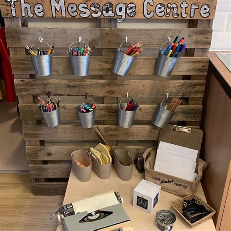 Our Message Centre To Promote Writing In Eyfs Eyfs Messagecentre