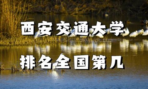 西安交通大学排名全国第几2023年最新排名榜最新第7名