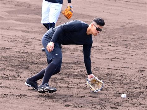 ドラ1佐藤輝 フリー最多7発！三塁守備で大山と“競演”（阪神vデイリー）