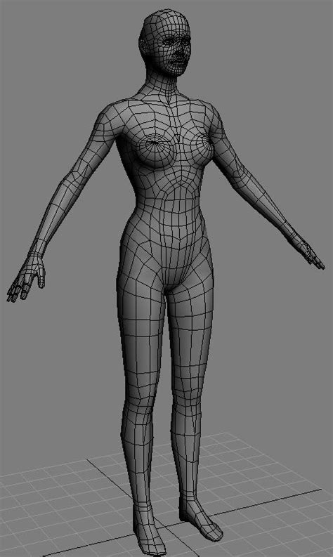 Femalebasemesh Obj 3d 모델 15 Obj Free3d