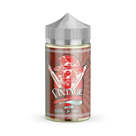 Red A 200ml E Liquid Vintage Uk Vape Store E Cig Clouds