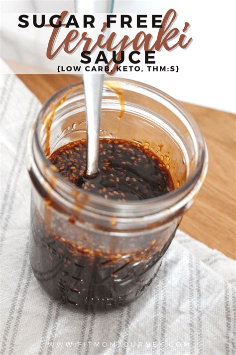 Sugar Free Teriyaki Sauce Recipe Fit Mom Journey
