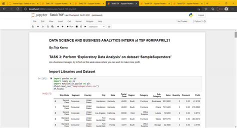 Teja Karna On Linkedin Datascience Thesparksfoundation