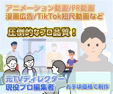 元テレビ編集者がアニメーション広告を制作します プロの技術で高品質で低価格な広告動画を提供いたします プロモーションPR動画制作 ココナラ