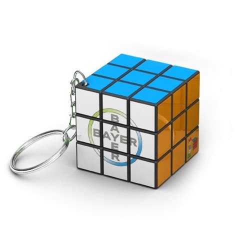 Rubiks Cube 3x3 Keychain 34mm Amazing Ts