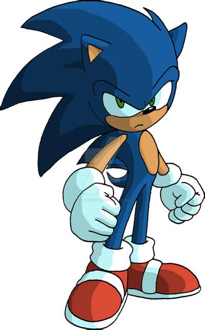 Angry Sonic By Thepandamis On Deviantart