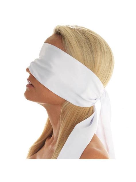 Rimba Bondage Play Blinddoek Ook Voor Bondage Wit Bol