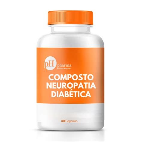 Composto Para Neuropatia Diabética 30 Cápsulas Phpharma