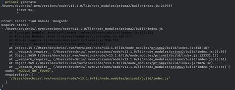 Mongodb Problem · Issue 963 · Prismaprisma · Github