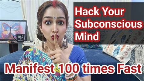 Hack Your Subconscious Mind And Manifest Instantly Youtube
