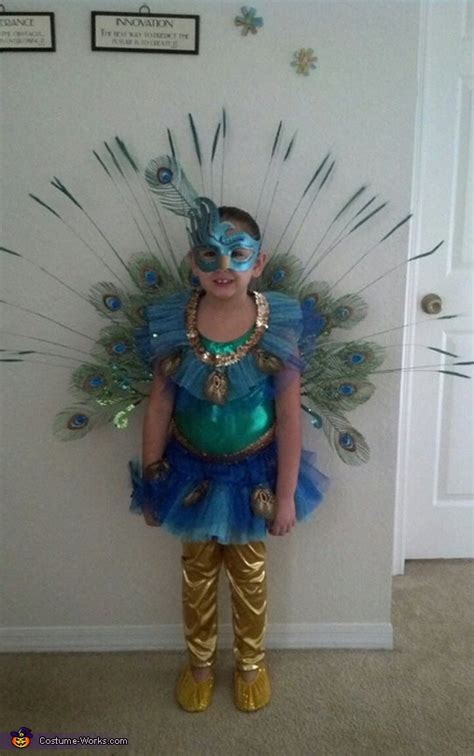 Diy Peacock Girls Costume Idea Unique Diy Costumes
