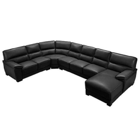 Hugo Large Corner Sofa Set Spacious Chaise Lounge Air Leather Leather