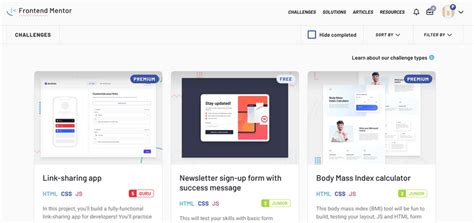 top 10 frontend practice websites to sharpen your development skills