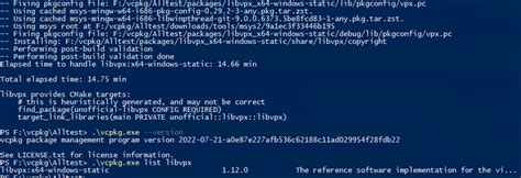 Build Failure Issue Microsoft Vcpkg GitHub