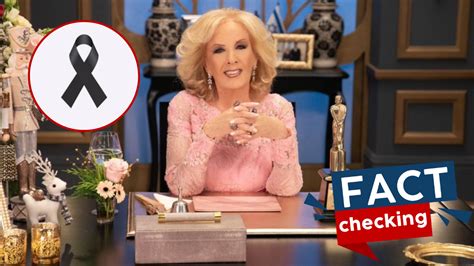 ¿cuándo Murió Mirtha Legrand La Verdad Detrás De Los Rumores De La