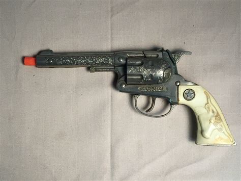 Vintage 1950s Metal Toy Gun Lone Star Stampede Prop Gun Toy Pistol