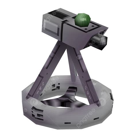 Scifi Game Ready Surveillance Camera Perspective View Scifi Game