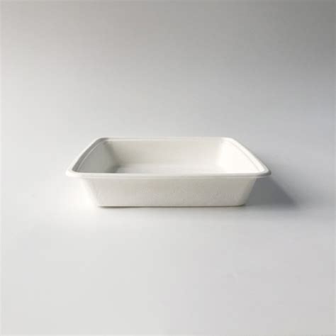1300ml 펄프 사각형 트레이 226x226x45mm 의 고품질 1300ml 펄프 사각형 트레이