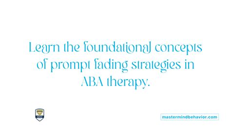 How To Effectively Use Prompting And Fading In Aba Therapy