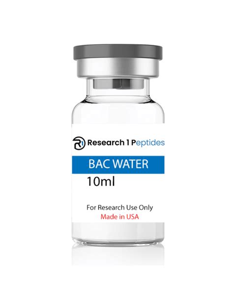 Bac Water 10 Ml Vial Research 1 Peptides