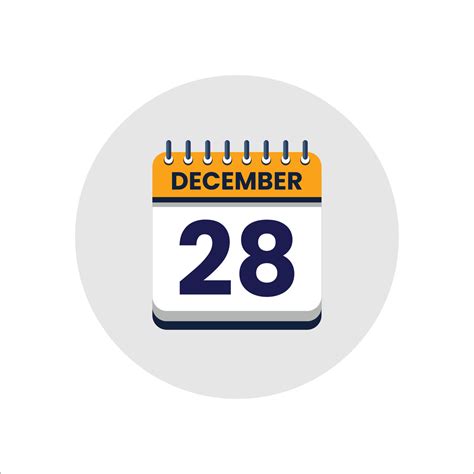 Icono De Fecha Del Calendario Icono Del Día Del Mes Fecha Del