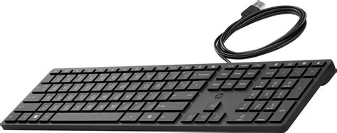 Hp Wired Desktop 320k Keyboard 9sr37aa Black Keyboard