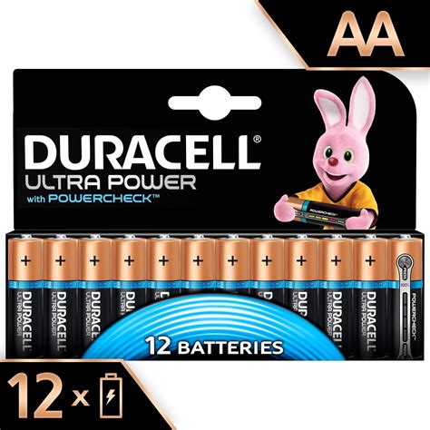 Duracell Ultra Power Type AA Alkaline Batteries, Pack: Amazon.co.uk ...