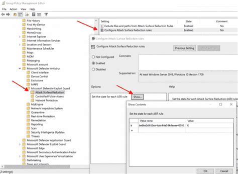 Configure Attack Surface Reduction In Microsoft Defender Using Group