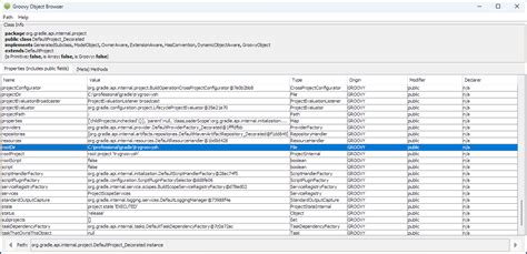 Invoke Groovysh In The Gradle Project Context And Inspect Objects Like