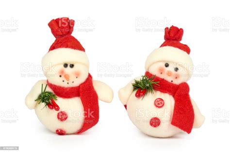 눈사람 Cristmas 장식 흰색 배경에 고립입니다 새 해 개체 12월에 대한 스톡 사진 및 기타 이미지 12월 1월