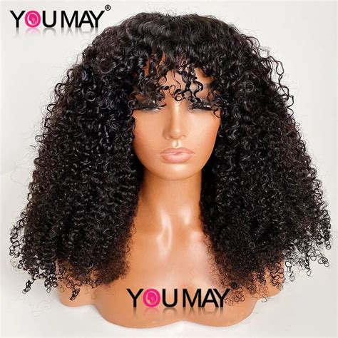 Perruque Lace Frontal Wig naturelle crépue bouclée You May noire 13x6