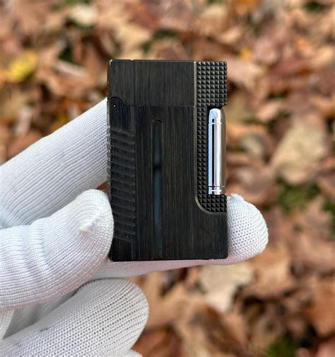 007 James Bond Dupont Çakmak Black And Silver Ligne 2 Limited Collection 11 Replica High