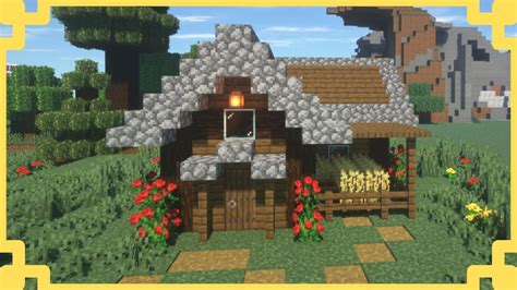Minecraft How To Build A Small Spruce Survival House For Beginners