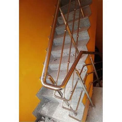 Silver Stainless Steel Designer SS Staircase Railing At Rs 650 Running