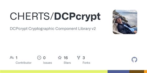 GitHub CHERTS DCPcrypt DCPcrypt Cryptographic Component Library V