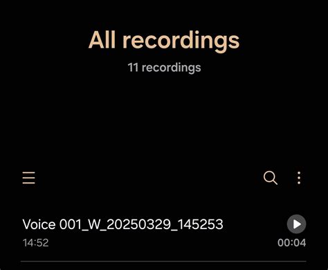 Solved Question About Voice Recorder Samsung Community