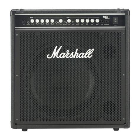 Marshall Amplification Bass Amplifier Mb150 Owners Manual Pdf Download