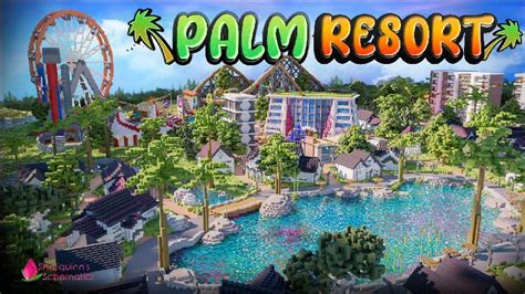 Palm Resort By Shaliquinns Schematics Minecraft Marketplace Map