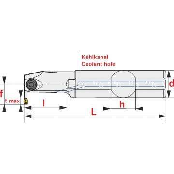 Internal Tool Holder BEKTR L TDC TDJ