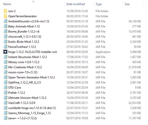 I Have A Pretty Recent Forge Version In My Mods Folder But In Crash