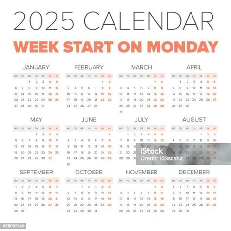 ปฏิทินปี 2568 อย่างง่าย ภาพประกอบสต็อก ดาวน์โหลดรูปภาพตอนนี้ 2025 กลางวัน การเงิน ธุรกิจ