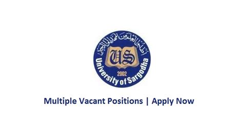 University Of Sargodha Uos Jobs Dec 2017